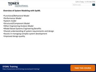 SysML Training Systems Modeling Language Training PPT