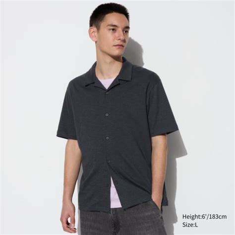 男裝 AIRism棉質襯衫式開領POLO衫 短袖 UNIQLO 比價 UQ 搜尋