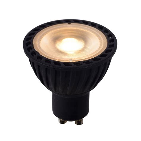 Led Reflector Gu10 5w Dim To Warm Zwart Lampen24 Nl