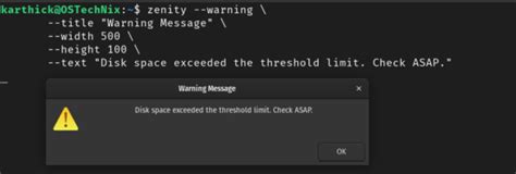 Zenity Create GUI Dialog Boxes In Bash Scripts OSTechNix