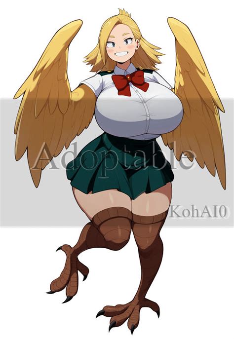 Closed Adopt Harpy Girl Bnha Oc By Kohai0 On Deviantart