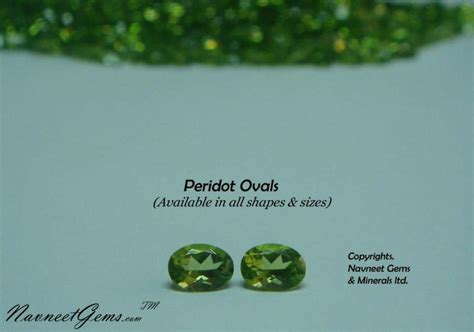 Wholesale Supplier Of Peridot Gemstones From Thailand