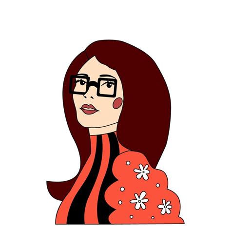 Premium Vector Young Woman Doodle Portrait Line Art Minimalist Beauty