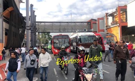 Metrobús Trolebús Y Tren Ligero Operan Con Servicio Parcial Por Bloqueos