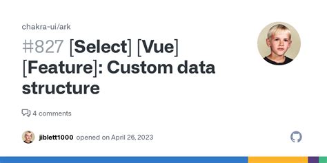 Select Vue Feature Custom Data Structure Issue Chakra