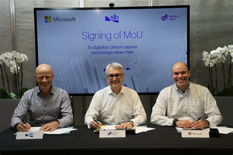 Northern Lights Collaborates With Slb And Microsoft To Digitalise Carbon Capture And Storage