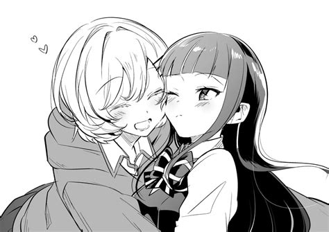 Tachibana Kaori And Tsutsui Mari Sasayaku You Ni Koi Wo Utau Drawn By
