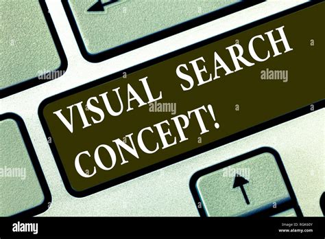 Conceptual Hand Writing Showing Visual Search Concept Business Photo