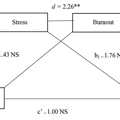 The Mediating Roles Of Stress And Burnout In The Relationship Between Download Scientific
