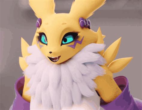 Renamon Digimon Gif Renamon Digimon Fox Discover Share Gifs