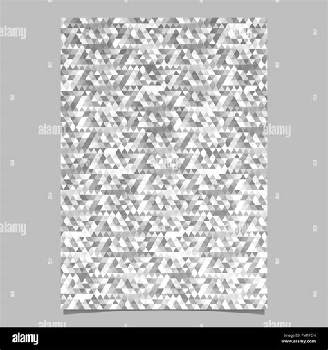 Abstract Polygonal Brochure Template Design With Triangle Background Stock Vector Image And Art