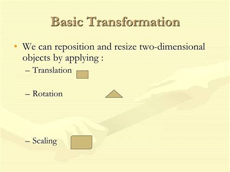 Computer Graphics Basic Transformation PPTX