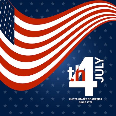 Dia Da Independência Dos Estados Unidos 4 De Julho Liberdade Americana