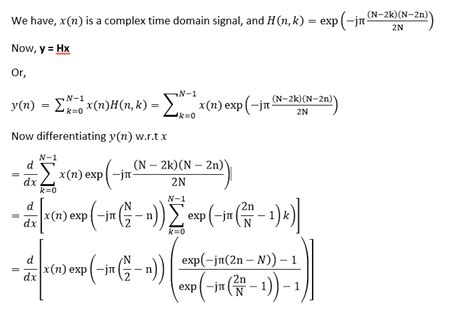 Deriving Expression For Differentiation And Summation In Special Case