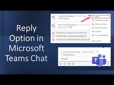 How To Reply Specific Message In Microsoft Teams Using Reply Option Power Platform Trainings