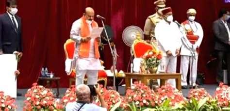 Basavaraj Bommai Sworn In As 30th Chief Minister Of Karnataka