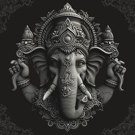 Vinayagar Clipart In Photorealistic Style 4k Vector And Svg En 2024