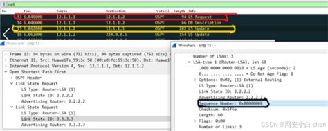 华为：wireshark的ospf抓包分析过程ospf抓包过程 Csdn博客
