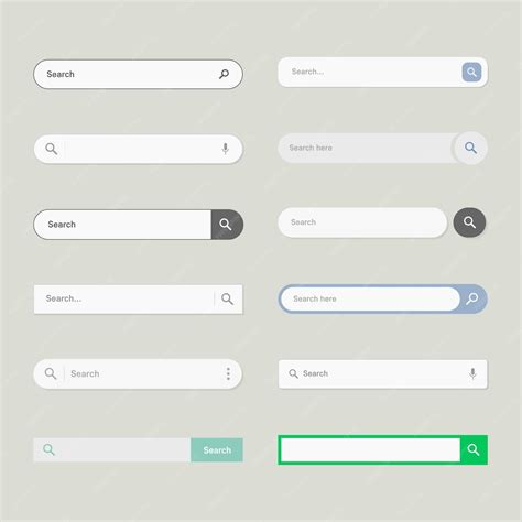 Premium Vector Search Bar Ui Design Illustration