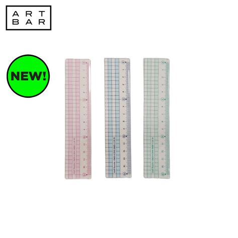 Morning Glory Plastic Ruler 30112 82856 15cm 6in 1000 Color Grid Art