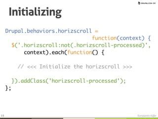 Developing JavaScript Widgets PPT