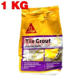 Jual SIKA Tile Grout KG Semen Pengisi Nat Keramik Granit TileGrout Warna Shopee