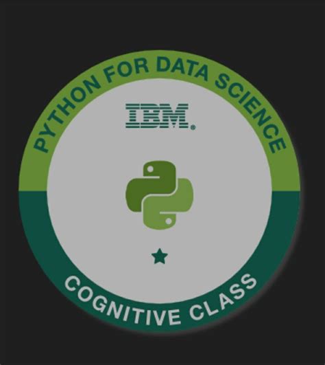 Adusumalli Rohith On Linkedin Got A Badge For Pythondata Science Thank You Ibm