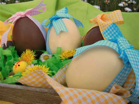 Uova di Pasqua ciocorì e biancorì Home Sweet Home