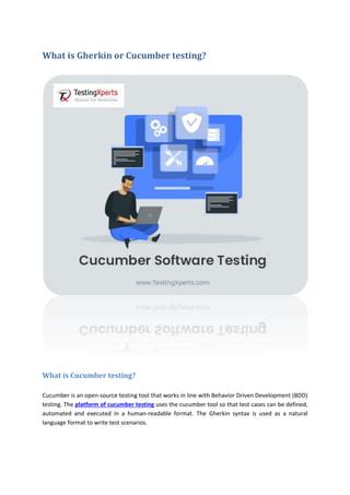 What Is Gherkin Or Cucumber Testing Pdf