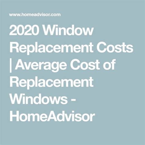2020 Window Replacement Costs Local Prices Modernize