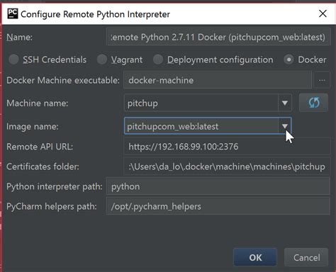 Python Docker With Pycharm Stack Overflow