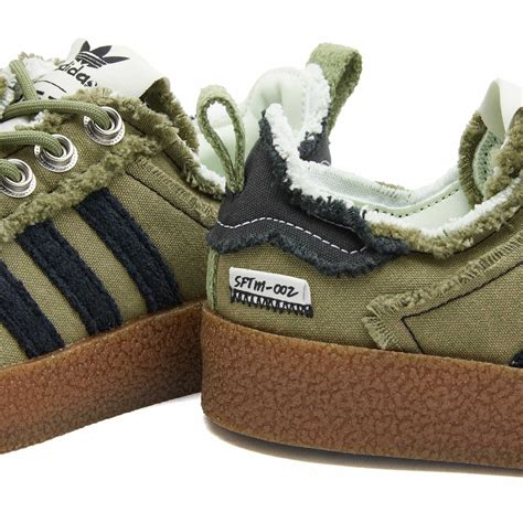Adidas x SFTM Campus 80s Sneakers in Olive/Black/Gum adidas