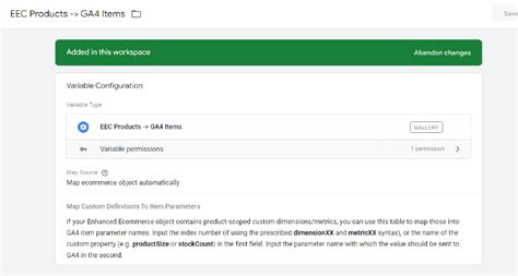 special formula for setting up ga4 ecommerce tracking
