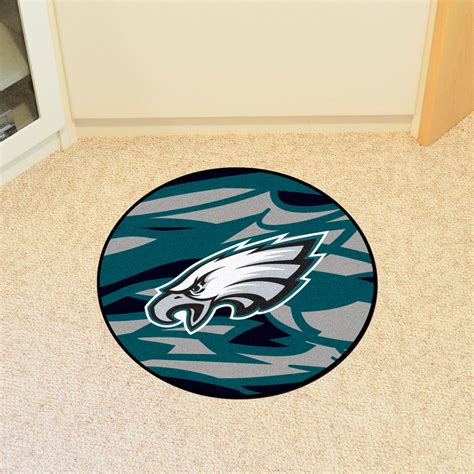 27 Philadelphia Eagles Roundel Round Mat Floor Rug Area Rug Nfl