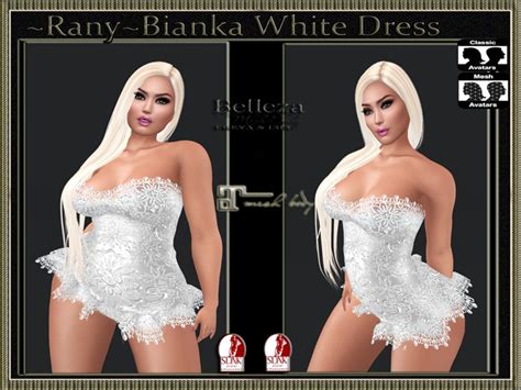 Second Life Marketplace ~rany~bianka White Dress