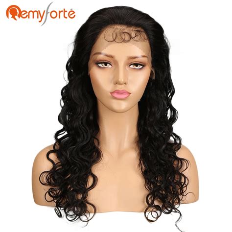 Remy Forte 13 X 4 Brazilian Body Wave Lace Front Human Hair Wigs For