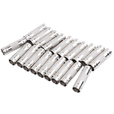 BNC Female To Female Straight Through Adaptor Surveillance Dual Pass Through Connector