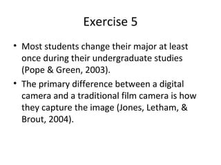 In Text Citations Answers To Exercises PPT