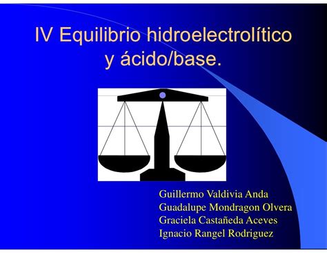 Equilibrio Acidobase