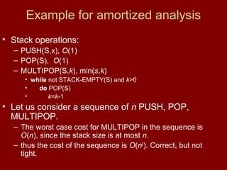 Amortized Analysis PPT