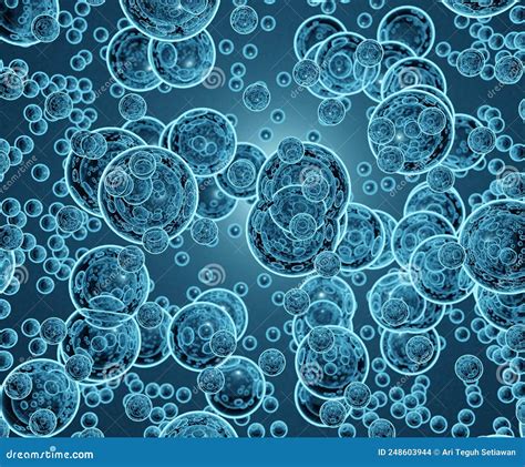 Microbubble Can Assist With Localized Drug Delivery Stock Illustration