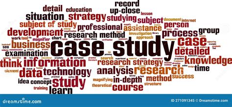 Case Study Word Cloud Stock Vector Illustration Of Cloud