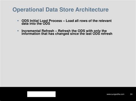 Ppt Operational Data Store Ods Functional Training Powerpoint
