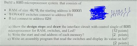 Solved Build A Microprocessor System That Consists Of Chegg