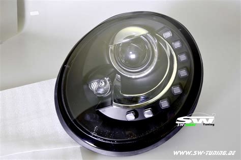SW Light Scheinwerfer für VW NEW Beetle 9C 97 04 LED Standlicht schwarz