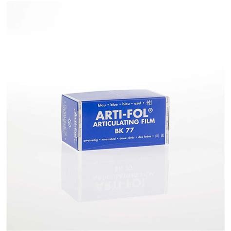 Arti Fol Ii Articulating Film Bk 77 Blue Blue Double Sided Roll Refill Box Dental Brands