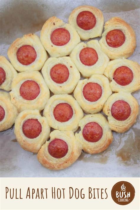 Pull Apart Hot Dog Bites Bush Cooking