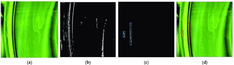 A Input Image Of The Bearing Ring B Centerline Result By Using The Download Scientific