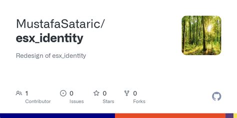 Github Mustafasataricesxidentity Redesign Of Esxidentity