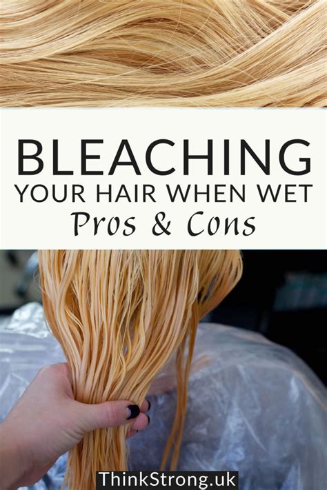 Can you bleach wet hair | Bleach wet hair, Bleaching your hair, Diy hair dye